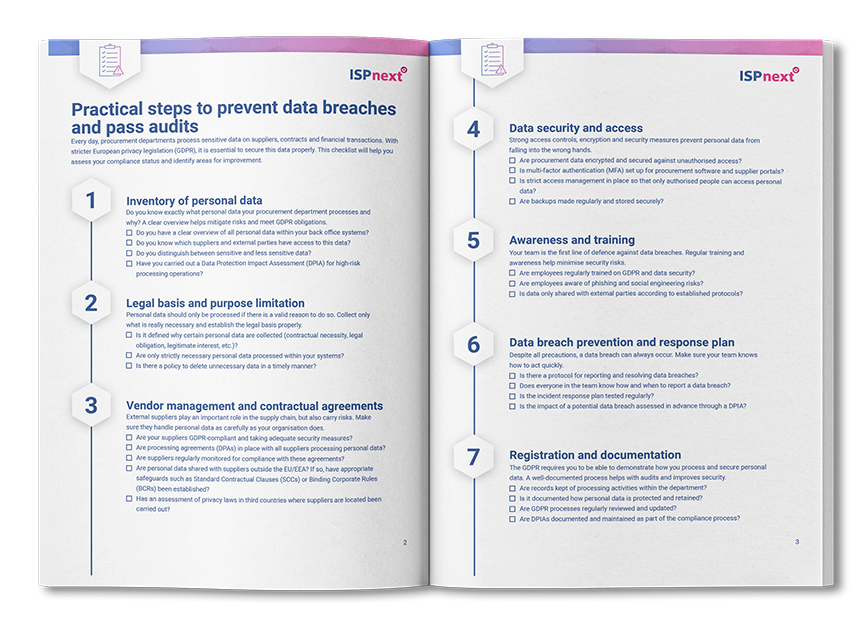 Checklist: GDPR-proof